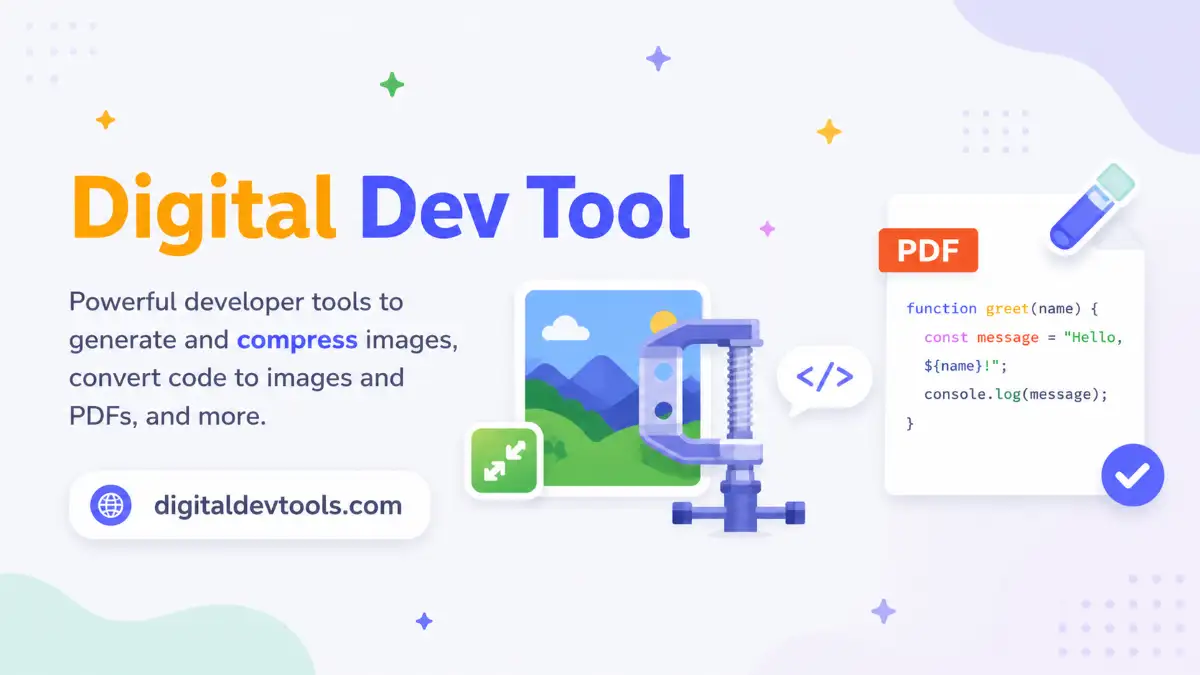 Digital Dev Tools – Free Online Tools for Developers